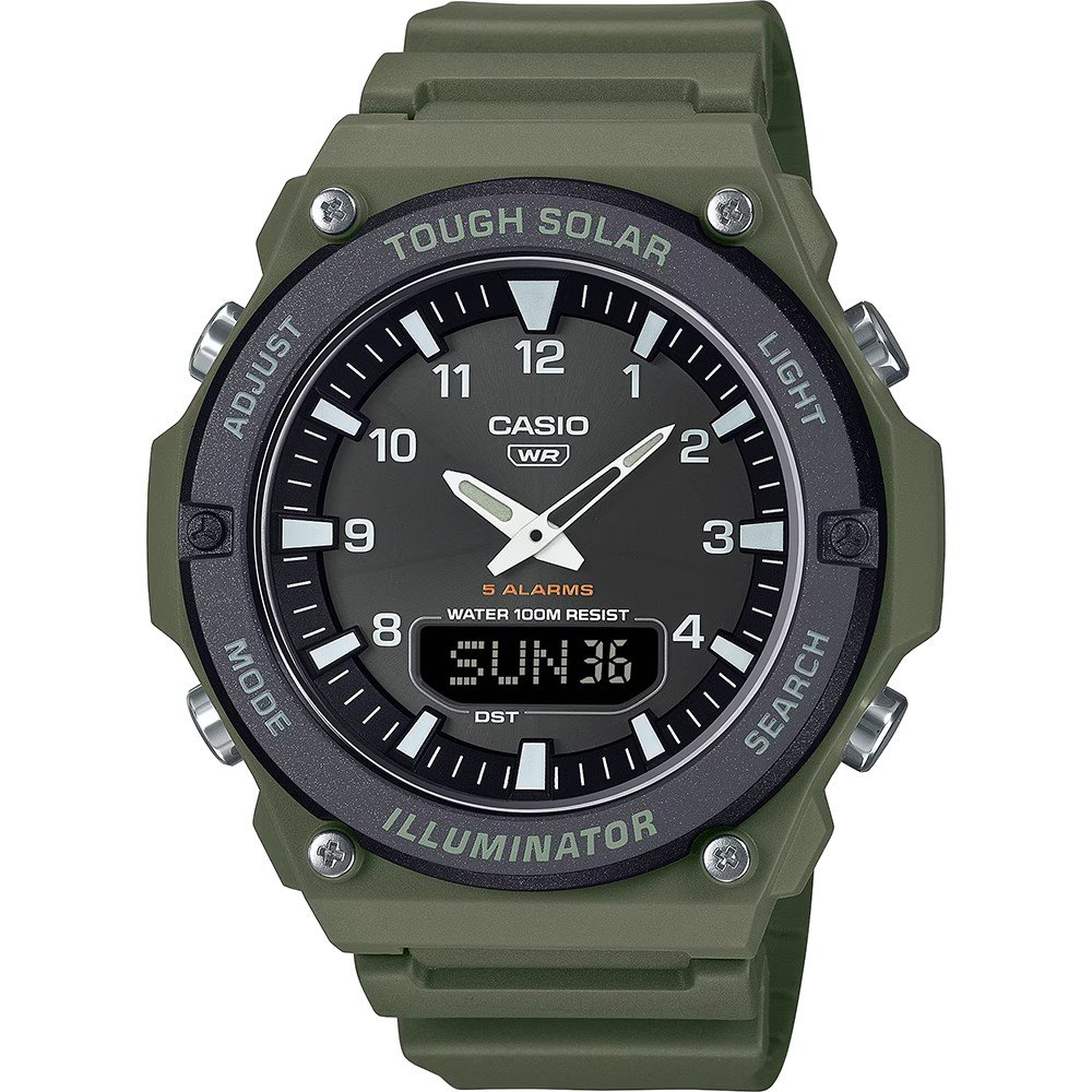 Relógio Casio Sport AQ-S820W-3BVEF Tough Solar Ana-digi • EAN ...