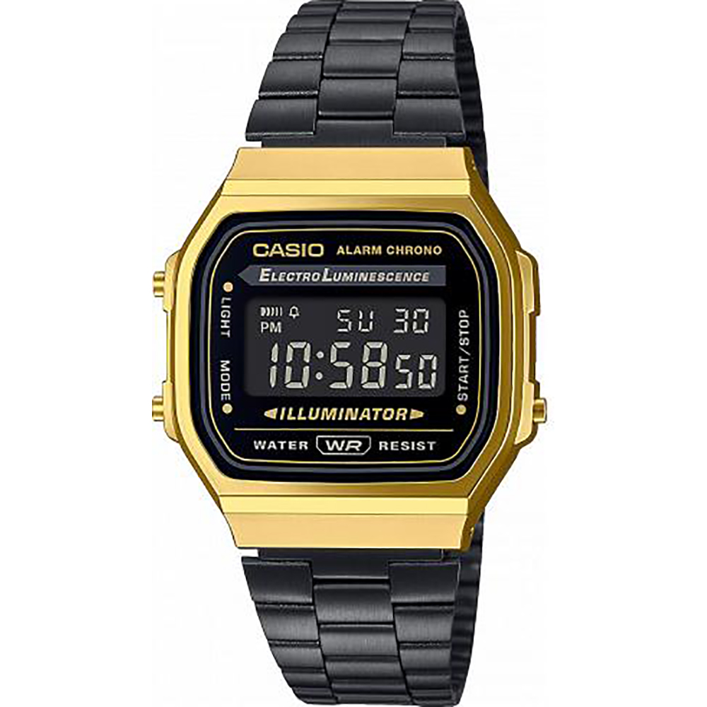 Relógio Casio Vintage A168WEGB-1B Retro Mirror • EAN: 4549526127144 ...