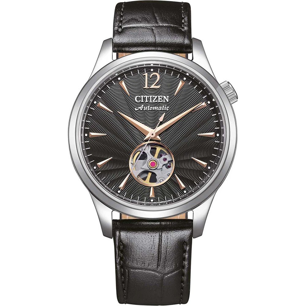 Relógio Citizen Elegance NH9131-14E Mechanical Open Heart • EAN ...