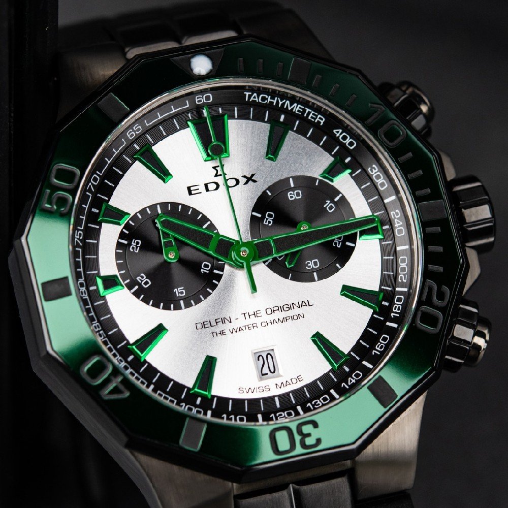 Relógio Edox Delfin 10112-37GNVCA-ANV Delfin The Original • EAN ...