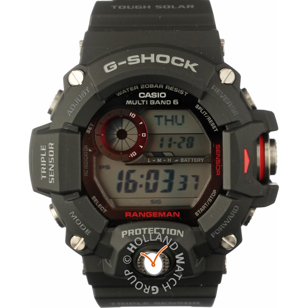 Relógio G-Shock Master of G GW-9400-1 Rangeman • EAN: 4971850980643 • Relogios.pt
