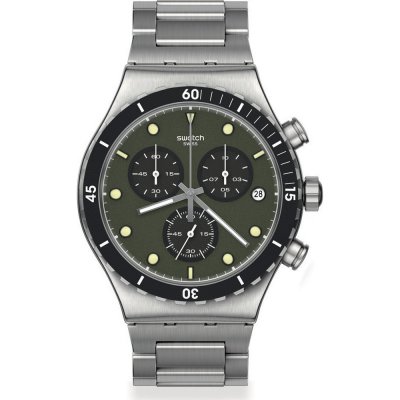 Swatch New Irony Chrono YVS454 Blue Grid relógio • EAN: 7610522800694 ...