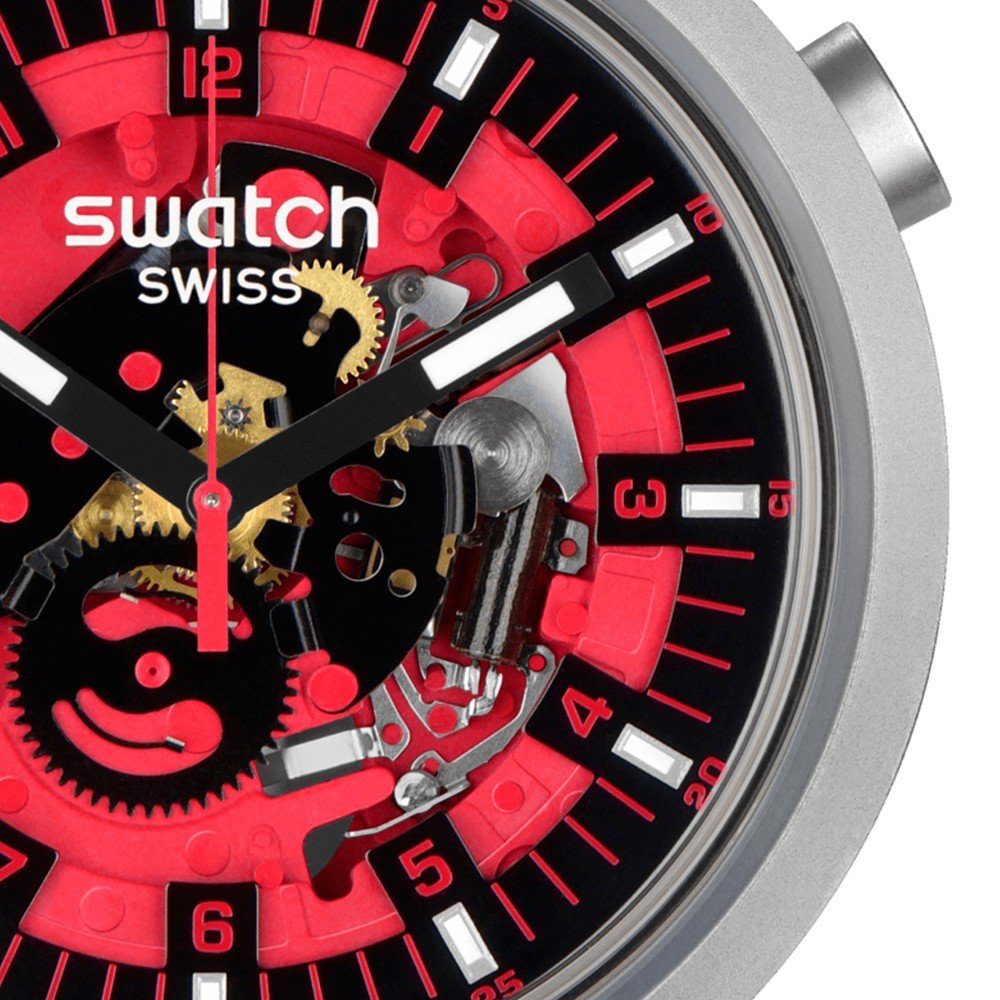 Relógio Swatch Big Bold Irony SB07S110 Red Juicy • EAN: 7610522865181 ...