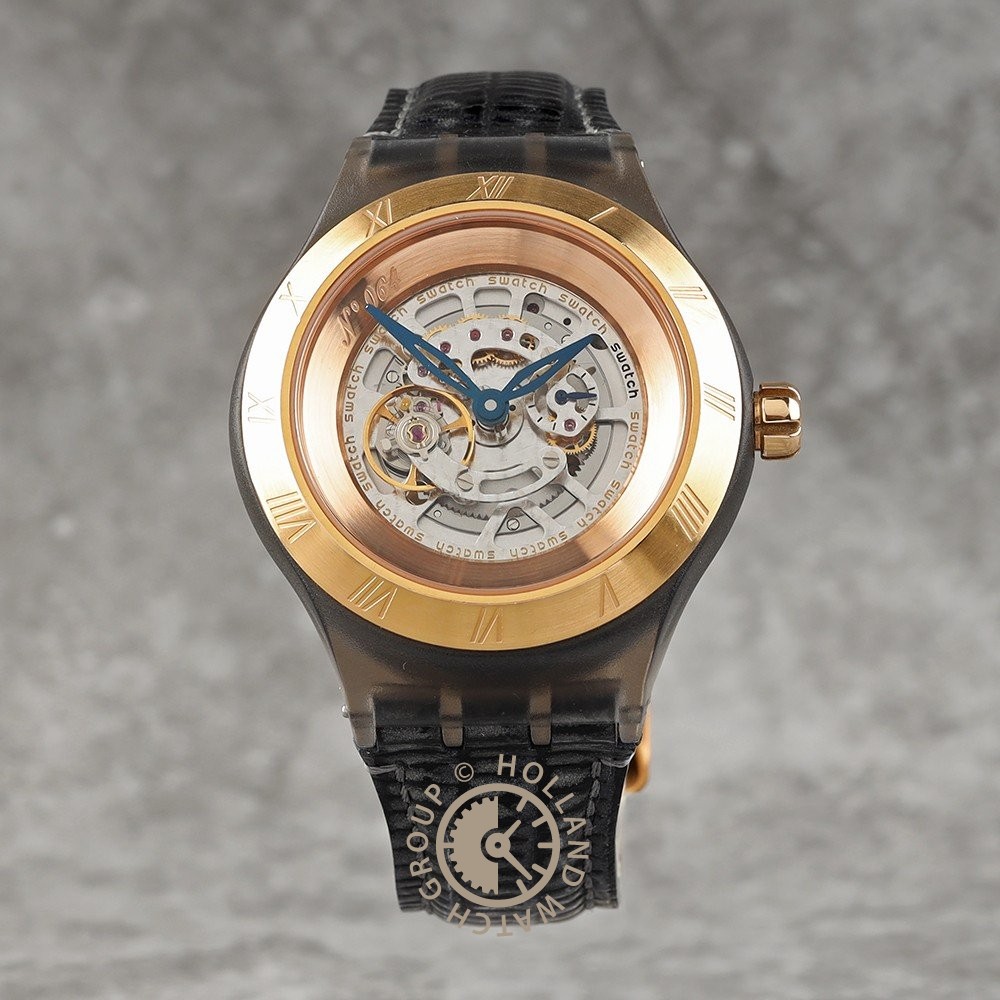 Relógio Swatch Historic collection SVAZ100-PO1 Diaphane One - Turning ...