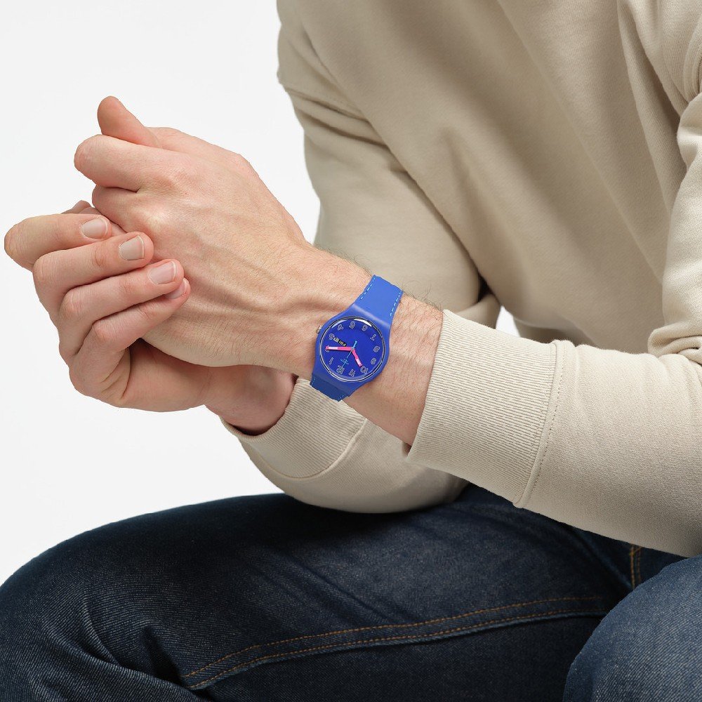 Relógio Swatch NewGent SO29N705 Cobalt Disco • EAN: 7610522856691 ...