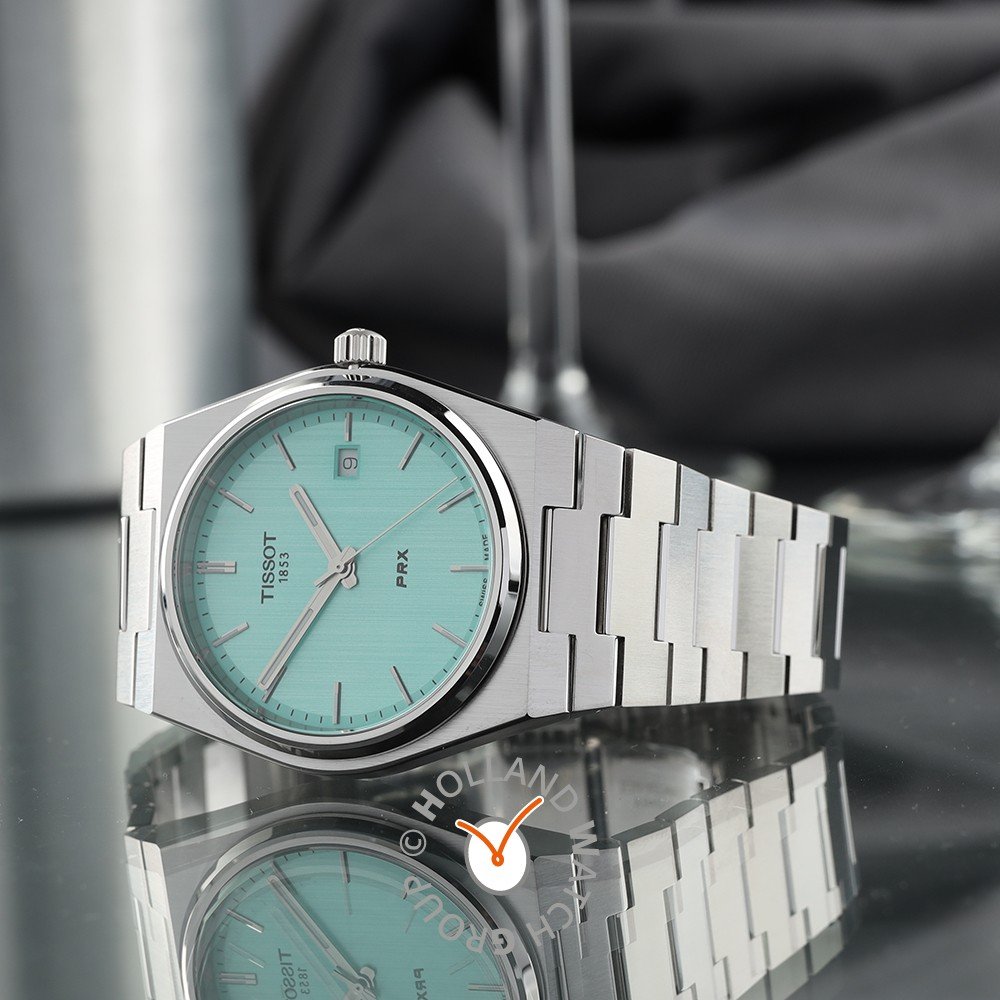 relógio Tissot PRX T1374101109101 PRX - Tiffany Blue • EAN ...